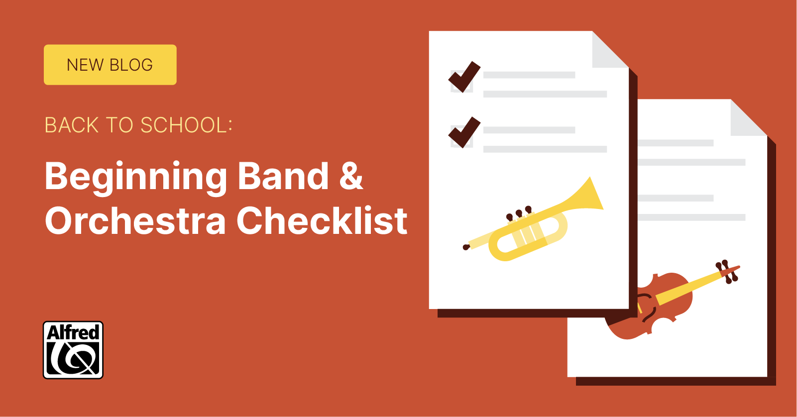 Back to School: Beginning Band & Orchestra Checklist