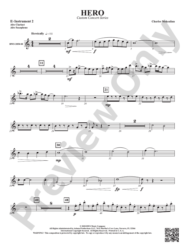 Hero: Part 2 - E-flat Instruments: Part 2 - E-flat Instruments Part: Charles Mekealian - Digital ...