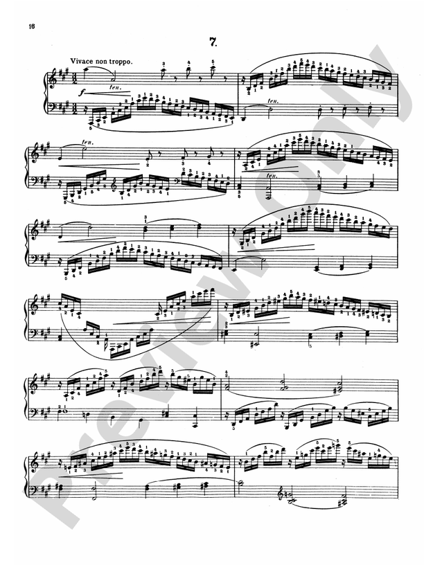 Clementi: Gradus ad Parnassum (Twenty-nine Selected Studies): No. 7 ...