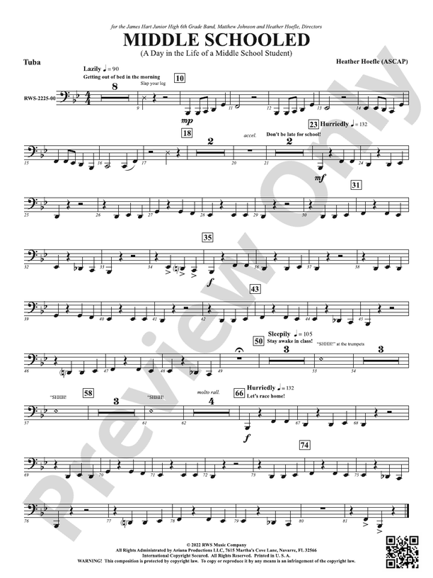 Middle Schooled - A Day in the Life of a Middle School Student: Tuba ...