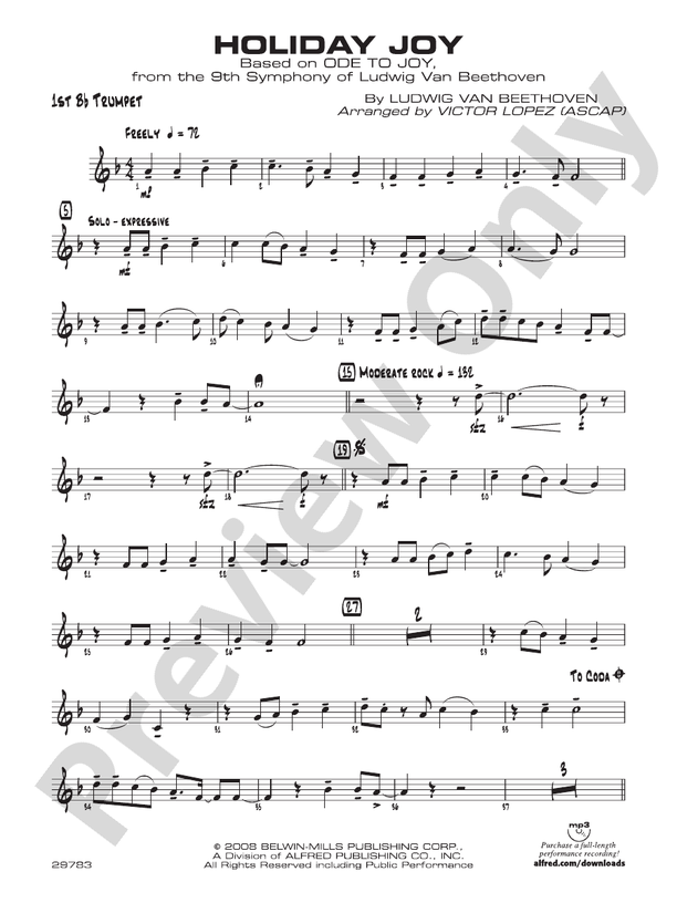 Holiday Joy: 1st B-flat Trumpet: 1st B-flat Trumpet Part - Digital ...