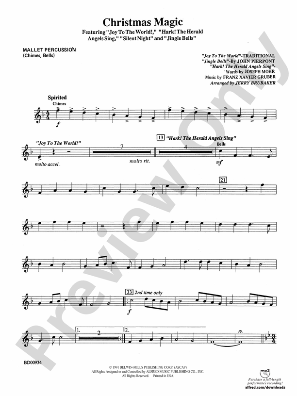 Christmas Magic: Mallets: Mallets Part - Digital Sheet Music Download