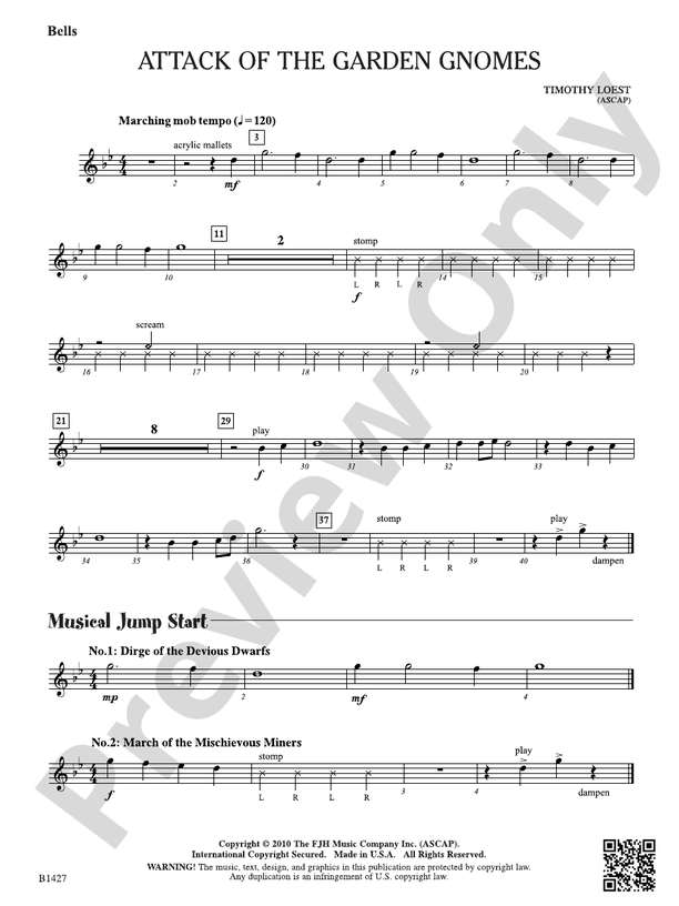 Attack of the Garden Gnomes: Bells: Bells Part: Timothy Loest - Digital ...