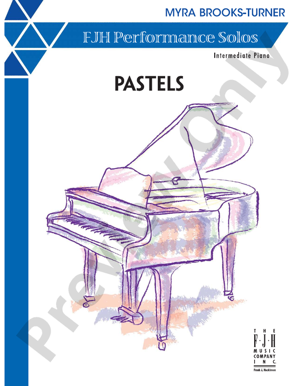 Pastels: Piano: Myra Brooks-Turner - Digital Sheet Music Download