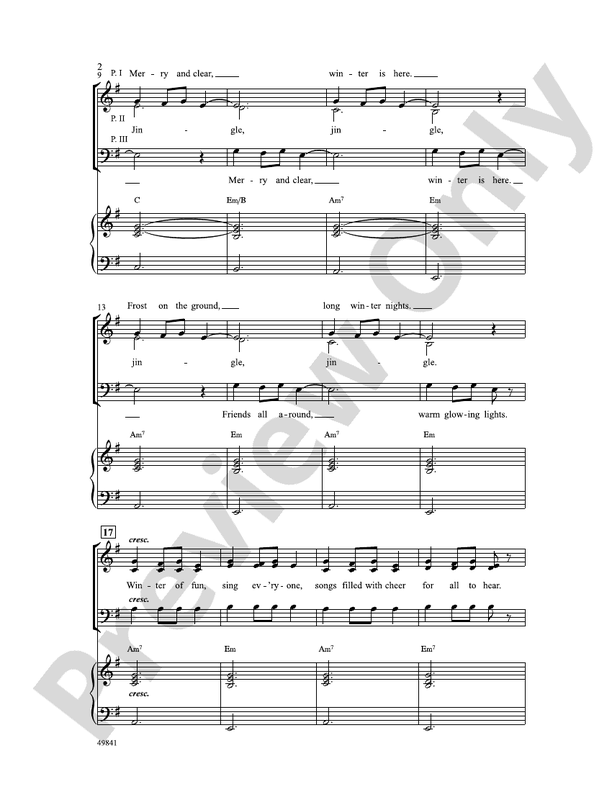 Winter Bells: : Mykola Leontovych - Digital Sheet Music Download