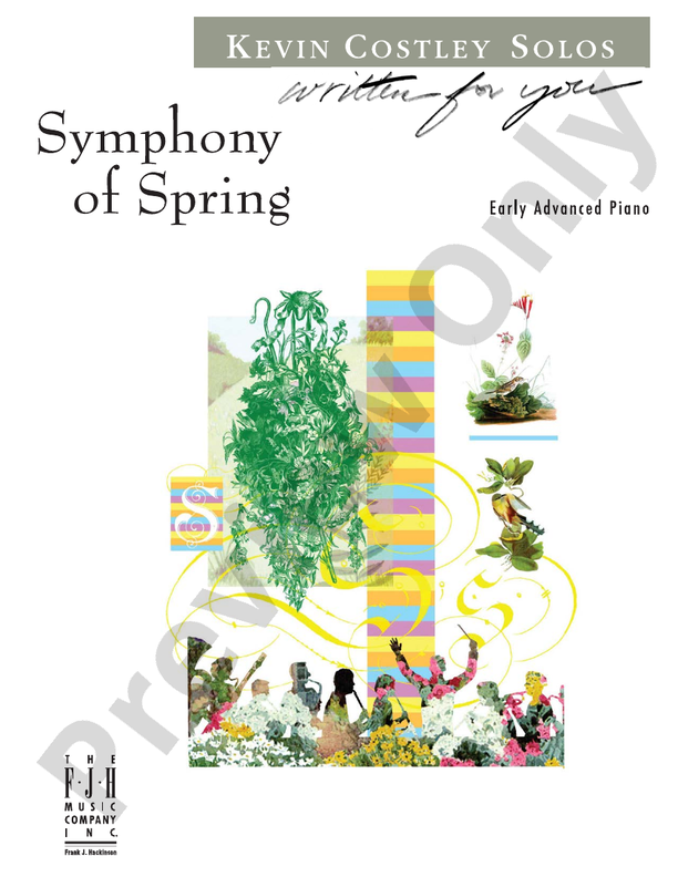 Symphony of Spring: Piano: Kevin Costley - Digital Sheet Music Download