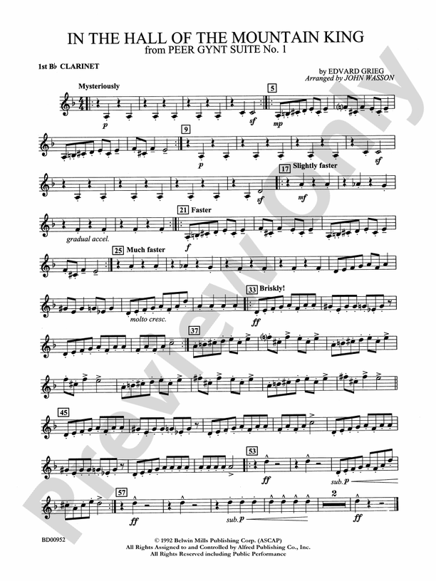 In the Hall of the Mountain King (from Peer Gynt Suite No. 1): 1st B ...