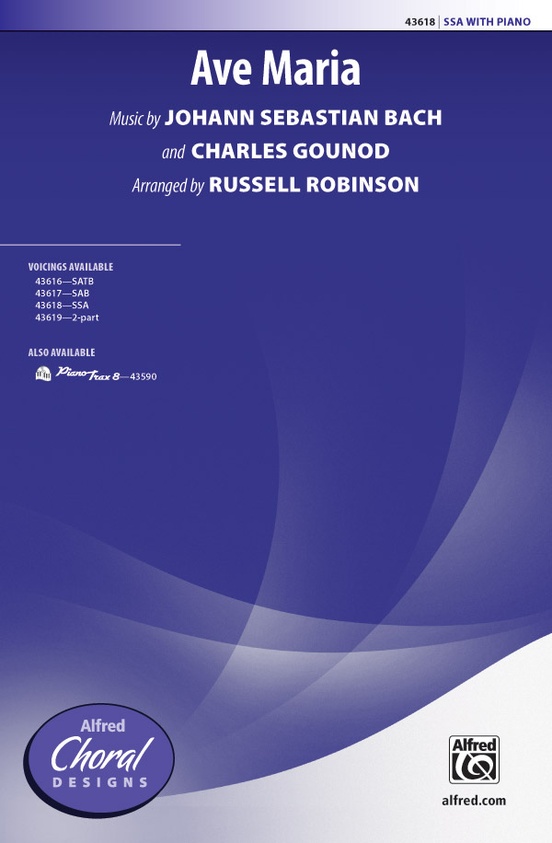 Ave Maria: SSA Choral Octavo: Charles Gounod - Digital Sheet Music Download