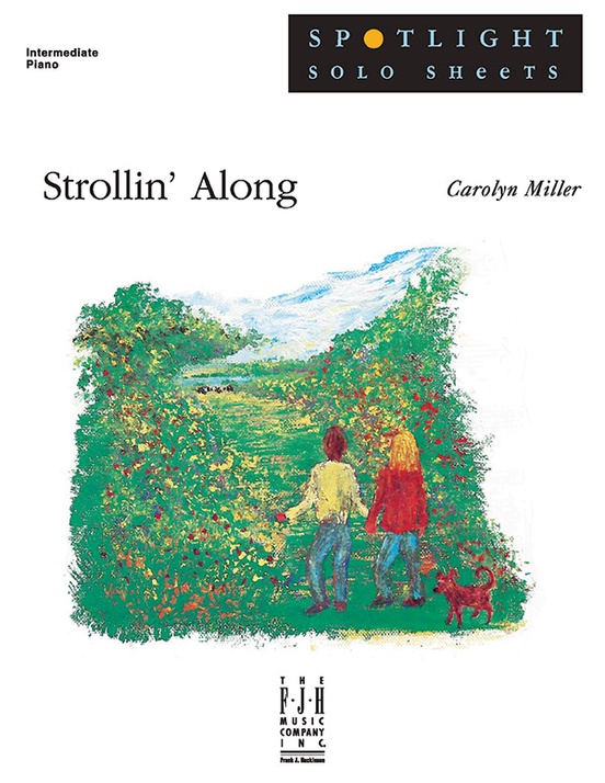 Strollin' Along: Piano: Carolyn Miller - Digital Sheet Music Download