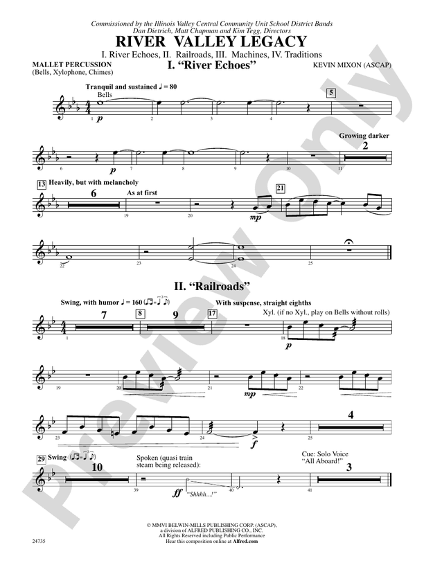 River Valley Legacy (I. River Echoes, II. Railroads, III. Machines, IV ...