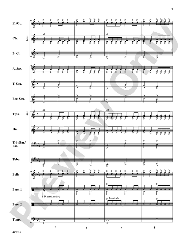 Stick Figures: Concert Band Conductor Score & Parts: Mark D. Slater ...