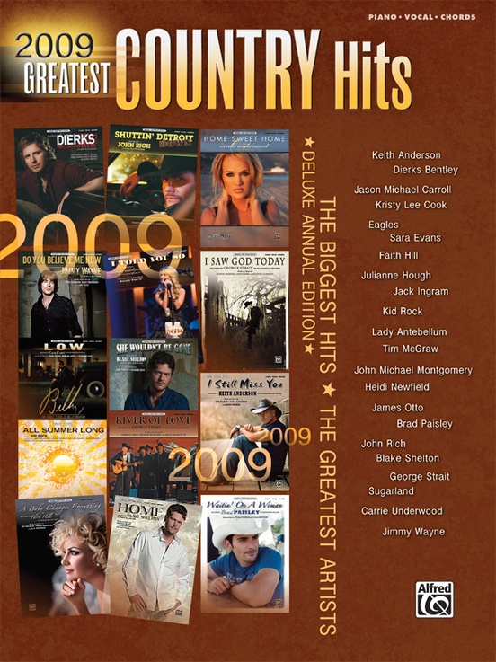 2009 Greatest Country Hits: | Sheet Music