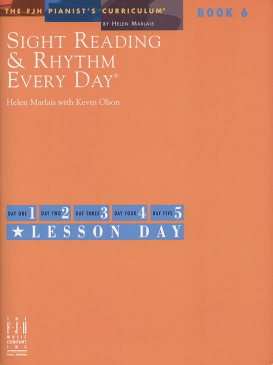 Sight Reading & Rhythm Every Day®, Book 6: Piano Book: Helen Marlais ...