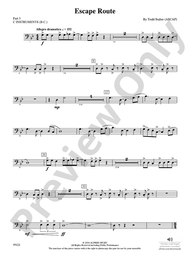 Escape Route: Part 3 - C Instruments (B.C.): Part 3 - C Instruments (B ...