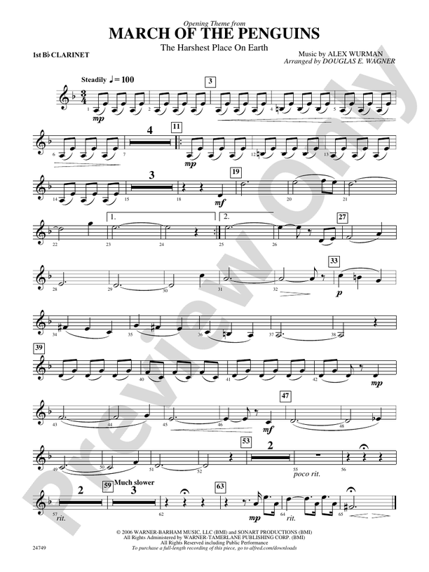 March of the Penguins, Opening Theme from (The Harshest Place on Earth ...