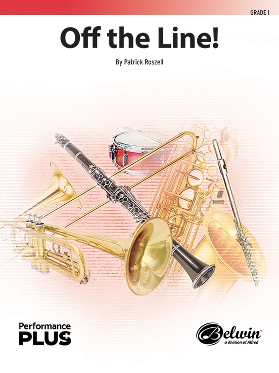 Off the Line!: B-flat Tenor Saxophone: B-flat Tenor Saxophone Part - Digital Sheet Music Download