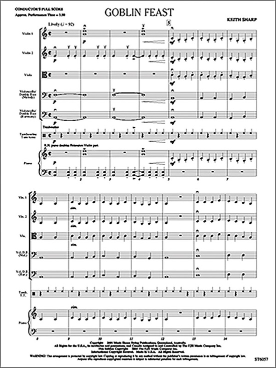 Goblin Feast: String Orchestra Conductor Score & Parts | Alfred Music ...