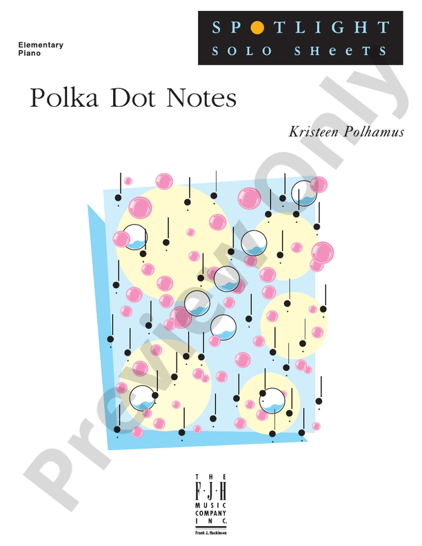 Polka Dot Notes: Piano: Kristeen Polhamus - Digital Sheet Music Download