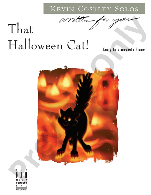 That Halloween Cat!: Piano: Kevin Costley - Digital Sheet Music Download