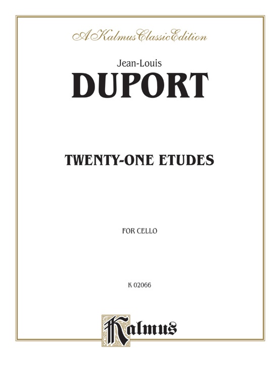 Duport: Twenty-one Etudes: Etude No. 3 Part - Digital Sheet Music Download