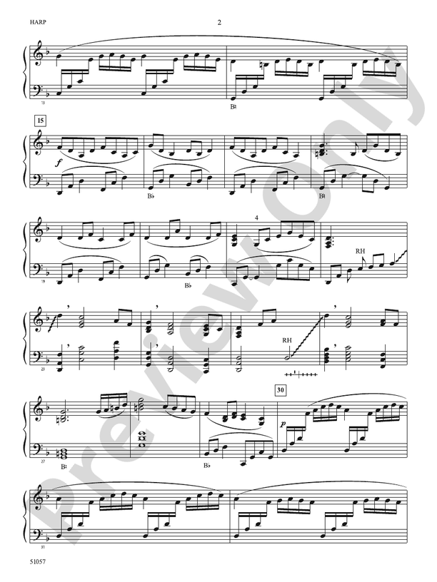 Alis Volat Propriis: Harp: Harp Part - Digital Sheet Music Download