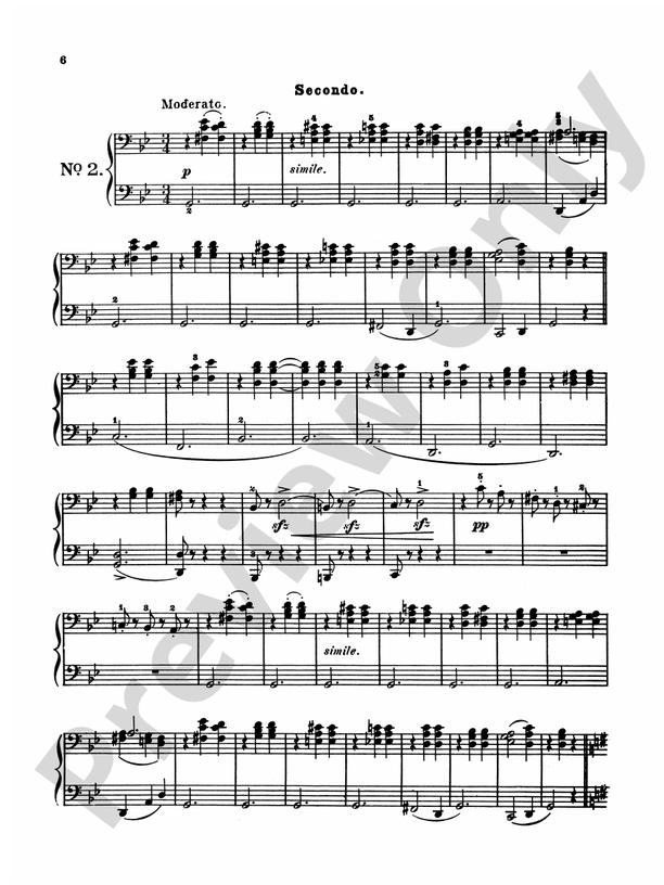 Moszkowski: Spanish Dances, Op. 12: No. 2 Part - Digital Sheet Music ...