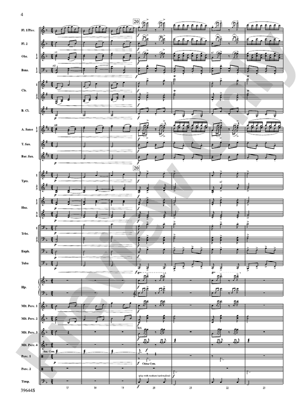 Laideronnette: Impératrice des Pagodes (from Ma mère l'oye ): Score: Concert Band Score ...