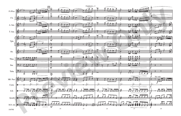 Silverado: Marching Band Conductor Score & Parts: Bruce Broughton ...