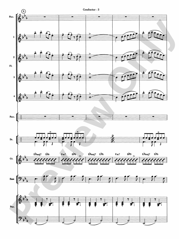 Sleigh Ride Samba: Flute Choir: Leroy Anderson - Digital Sheet Music ...