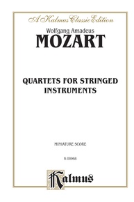 Mozart: String Quartets: String Quartet Miniature Score: Wolfgang Amadeus Mozart - Digital Sheet ...