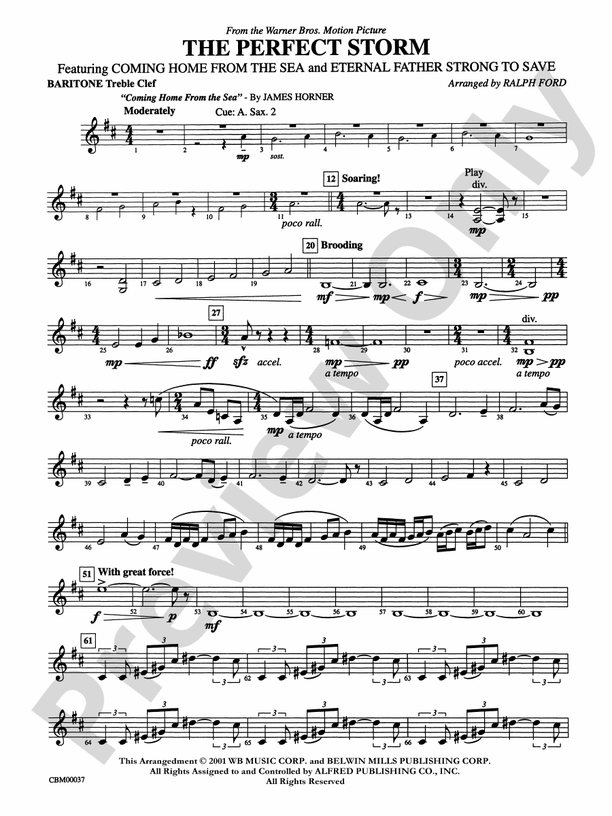 The Perfect Storm (from the Warner Bros. Motion Picture): Baritone T.C ...