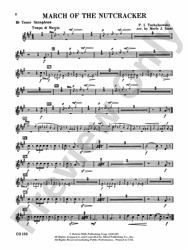 Nutcracker Ballet, Set II ("March of the Nutcracker" and "Trepak"): B ...