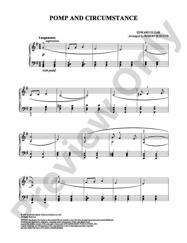 Pomp and Circumstance: Easy Piano: Edward William Elgar - Digital Sheet ...