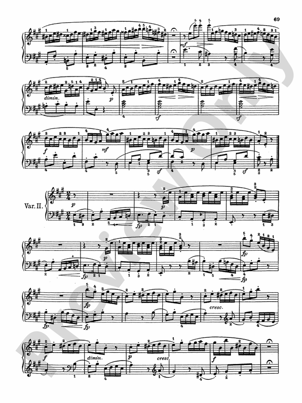 Beethoven: Variations (Volume II): Thirteen Variations on "Es war ...