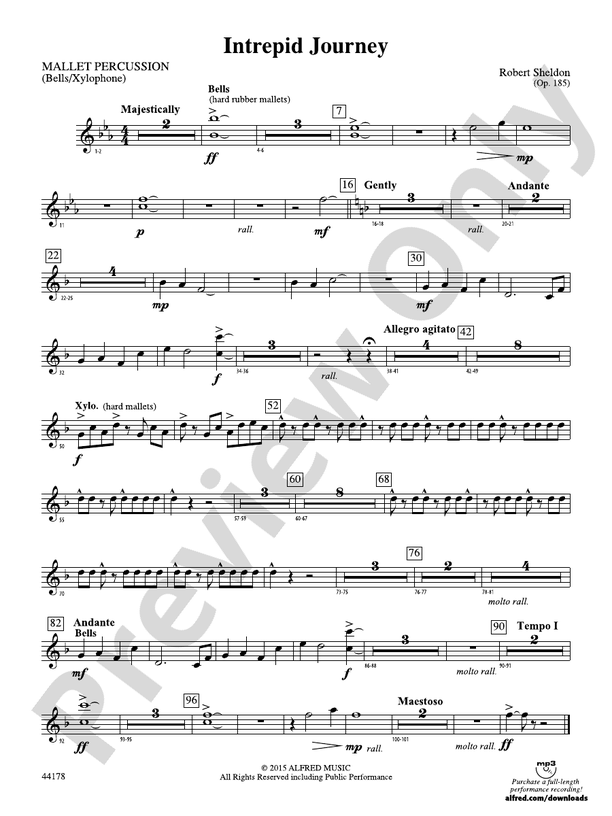 Intrepid Journey: Mallets: Mallets Part - Digital Sheet Music Download