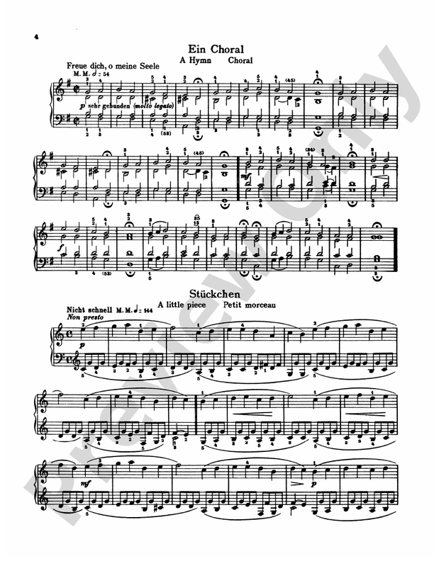 Schumann: Album for the Young, Op. 68: A Little Piece Part - Digital ...