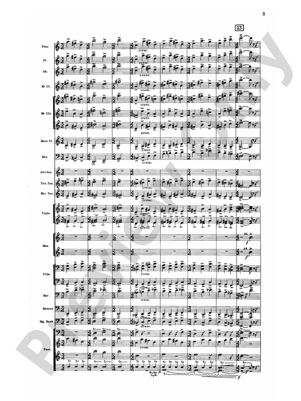 Liturgical Music for Band, Op. 33: Concert Band Conductor Score & Parts ...