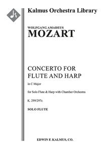 Concerto for Flute and Harp, K. 299/297c: : Wolfgang Amadeus Mozart | Sheet Music