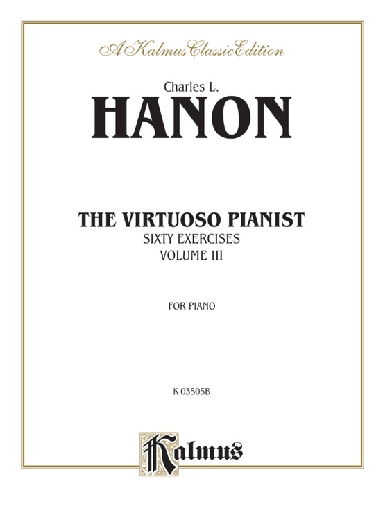 Hanon: The Virtuoso Pianist (Volume III): No. 50 Part - Digital Sheet ...