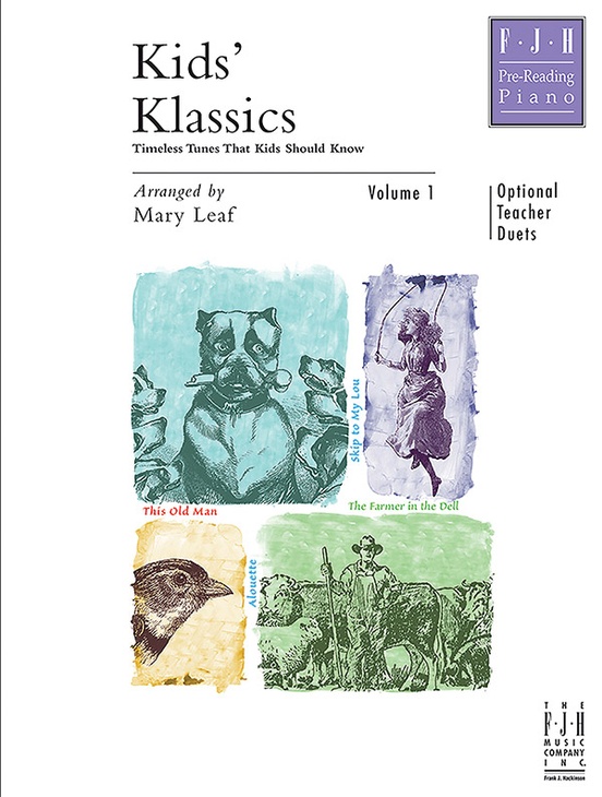 Kids Klassics, Volume 1: Pre-Reading Piano Book | Sheet Music