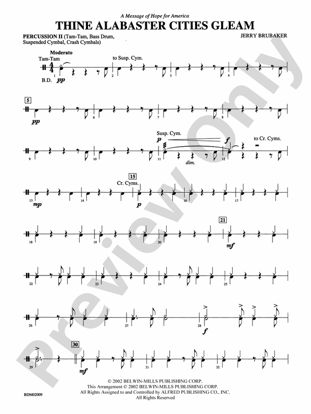 Thine Alabaster Cities Gleam (A Message of Hope for America): 2nd ...