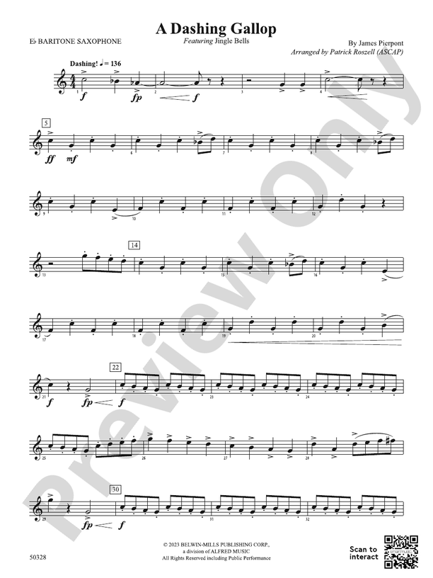 A Dashing Gallop: E-flat Baritone Saxophone: E-flat Baritone Saxophone ...