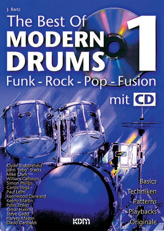 The Best of Modern Drums Band 1: Drumset Book & CD: Jerzy Bartz | Sheet ...