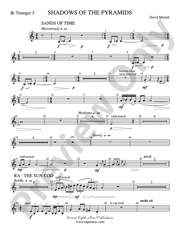 Shadows of the Pyramids: 5th Trumpet: 5th Trumpet Part - Digital Sheet ...