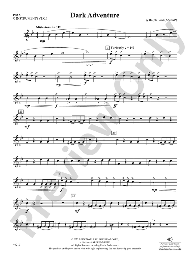 Dark Adventure: Part 5 - C Instruments (T.C.): Part 5 - C Instruments ...