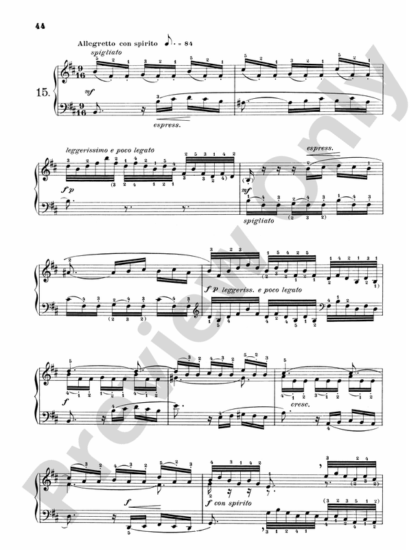 Bach: Three-Part Inventions (Ed. Mugellini): Three-Part Invention 15 Part - Digital Sheet Music ...