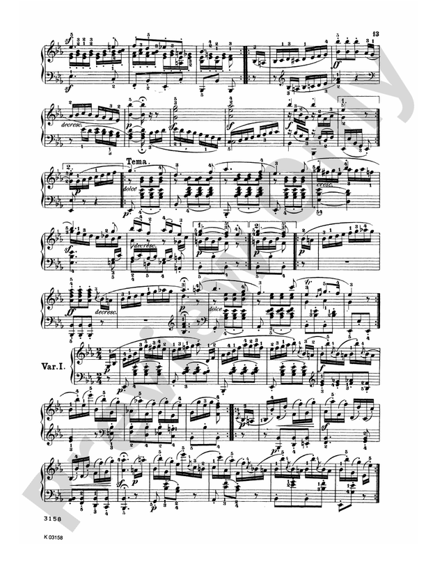 Beethoven: Variations (Volume I): 2. 15 Vaiations with Fugue, Op. 35, E ...