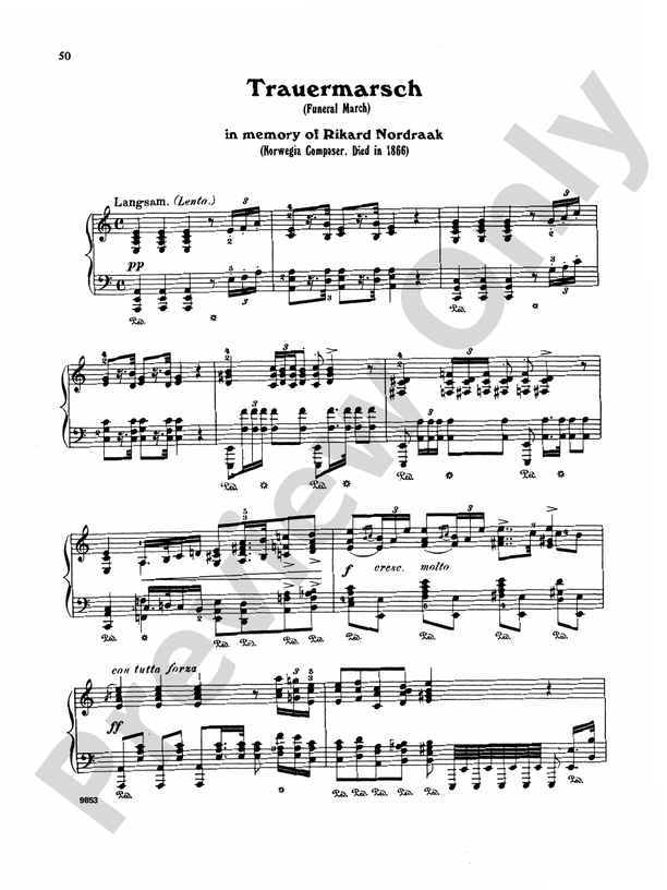 Grieg: Selected Compositions (Volume II): 17. Funeral March Part ...