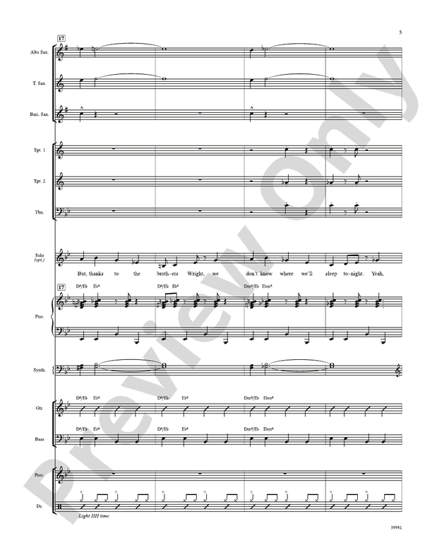 Jet Set (from the musical Catch Me If You Can): Score: Choir Score ...
