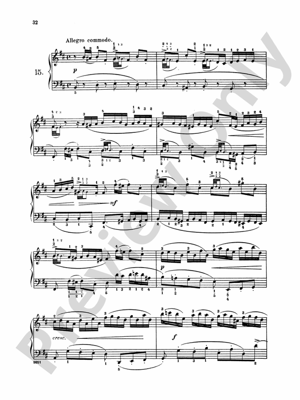 Bach: Two-Part Inventions (Ed. Mason): 15. Two-Part Invention Part ...